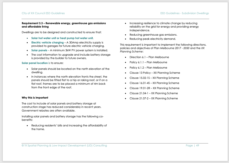 ESD Design guidelines - LID Consulting - Building sustainability advice
